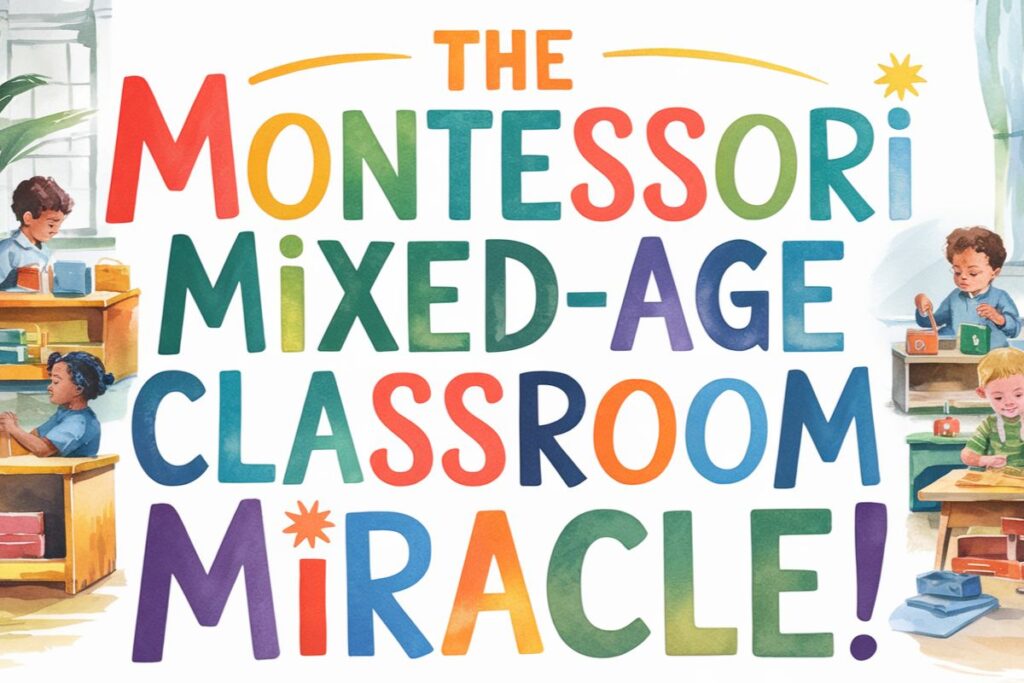 Montessori Mixed-Age Classrooms: The Youngest, the Oldest & Everyone ...