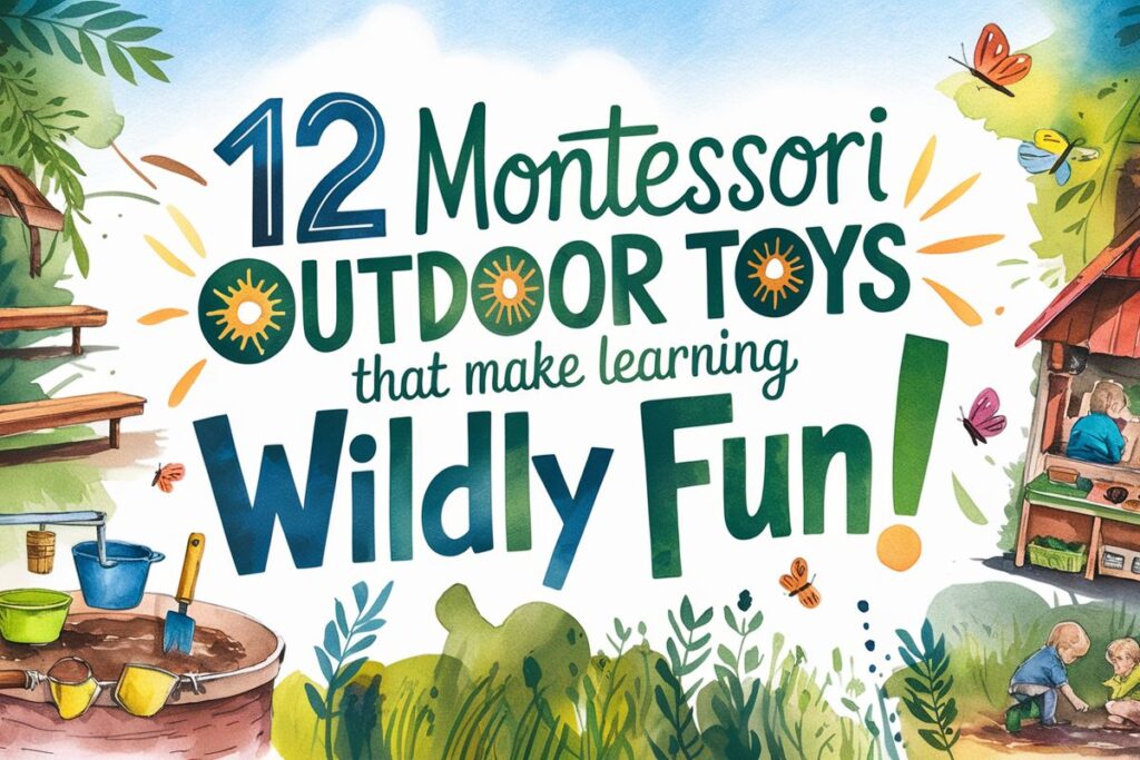 12 Montessori Outdoor Toys That Make Learning Wildly Fun! (+ Holiday ...