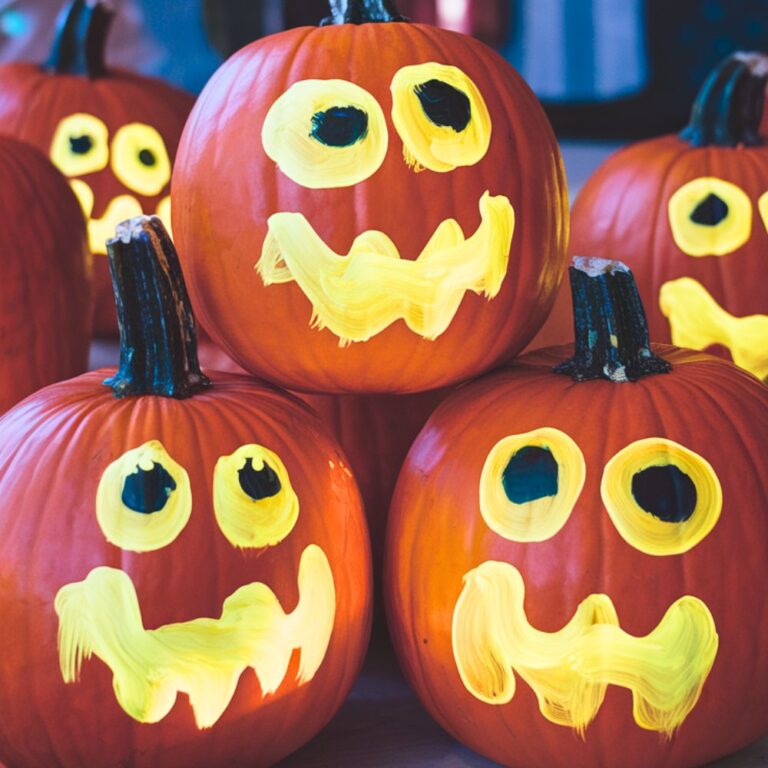 Kids' Pumpkin Painting Gallery: Easy & Creative Ideas — Montessori Theory