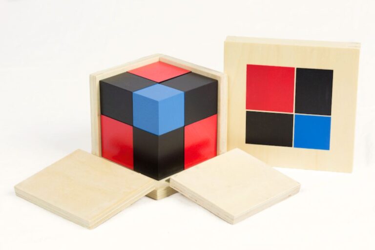 How Montessori's Binomial & Trinomial Cubes Make Math Tangible ...